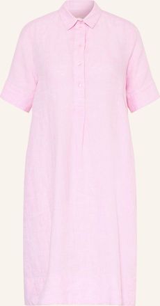 Milano Milano Italy Hemdblusenkleid Aus Leinen rosa