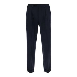Michael Coal Double-Pleat Tech Hosen - - Trousers - Herren - Blau - W33