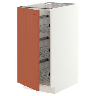 IKEA METOD Unterschrank mit Drahtk&ouml;rben