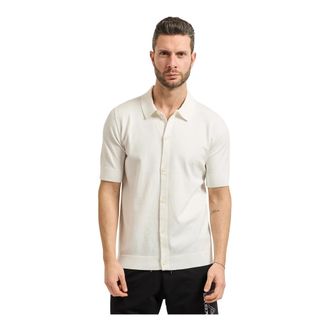 HUGO BOSS Homme, Chemises, Blanc, Taille: S Polo &agrave; manches courtes