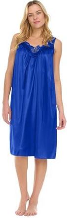 Generic Chemise de nuit pour femme - Col en V - Dentelle - Robe de nuit sans manches - Nuisette - Couleur unie - D&eacute;contract&eacute;e - Costume dint&eacute;rieur &eacute;l&eacute;gant et 