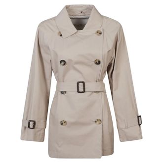Max Mara Femme, Vestes, Beige, Taille: 34 FR Cube Manteaux