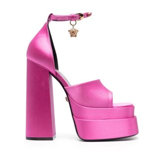 Versace Femme, Chaussures, Rose, Taille: 39 EU Sandales Plateformes Medusa Aevitas