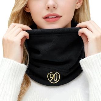 Generico Gilet dhiver pour le cou - Couvre-visage en polaire douce pour homme, cache-cou thermique coupe-vent, mat&eacute;riau &eacute;lastique l&eacute;ger avec tissu respirant | 