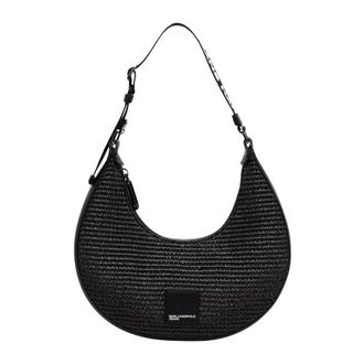 Karl Lagerfeld Mini Croissant Bag - - Bags - Damen - Schwarzk - ONE SIZE