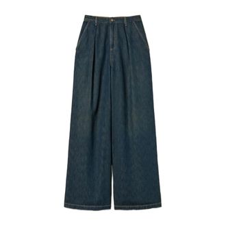Twinset Wide-Leg Denim Pants - - Jeans - Damen - Blau - W25
