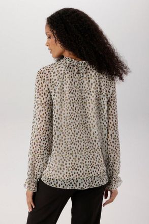 Aniston Chiffonbluse (2-tlg) dezent transparent und mit Unterziehtop - NEUE KOLLEKTION