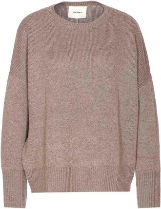 Lisa Yang Rundhalspullover - Braun