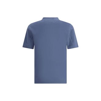 Brunello Cucinelli Mens Blue Cotton T-Shirt