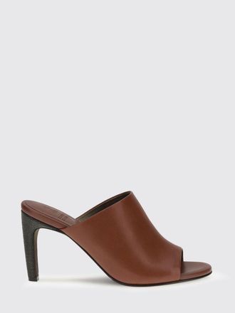 Brunello Cucinelli Sandales &agrave; Talons BRUNELLO CUCINELLI Femme couleur Rouge