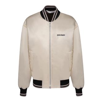 Palm Angels Femme, Vestes, Beige, Taille: 38 FR Veste Beige Aw23 Style