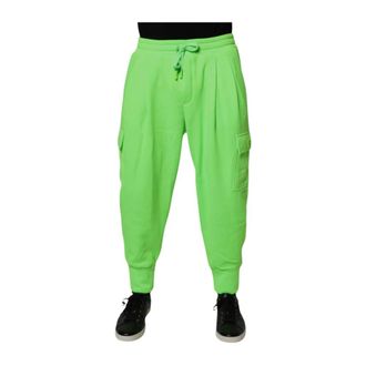Dolce & Gabbana Cargo Jogger Sweatpants - - Trousers - Herren - Gr&uuml;n - XS