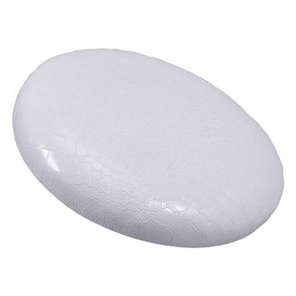 Angoily Ersatzsitz f&uuml;r Barhocker und Esszimmerstuhl Runde 28cm Holzplatte mit Wei&szlig;em PU Polster Widerstandsf&auml;hige Sitzfl&auml;che f&uuml;r K&uuml;chen und Holzst&uuml;hle