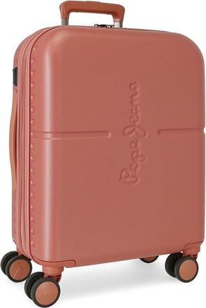 Pepe Jeans London Highlight Kabinentrolley Terrakotta, 40 x 55 x 20 cm, starr, ABS-Verschluss, integriert, 37 l, 2,74 kg, 4 R&auml;der, ausziehbar, Handgep&auml;ck