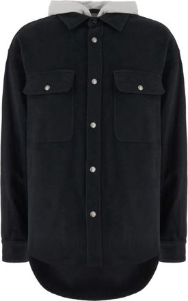 Palm Angels Homme, Vestes, Bleu, Taille: S Shirt Jacket