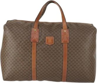 Celine unisex, Pre-owned, Brun, Taille: ONE Size Sac Week-End en Toile Pre-owned