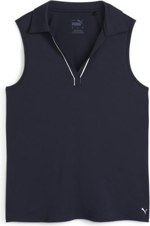 Puma Polo de golf sans manches passepoil&eacute; CLOUDSPUN Femme, V&ecirc;tements, Bleu, XL