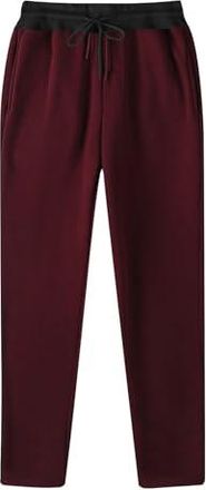 Generic Pantalon de jogging pour homme avec taille &eacute;lastique ouverte en bas, pantalon de jogging baggy en polaire, coupe ample, pantalon de loisirs, pantalon 