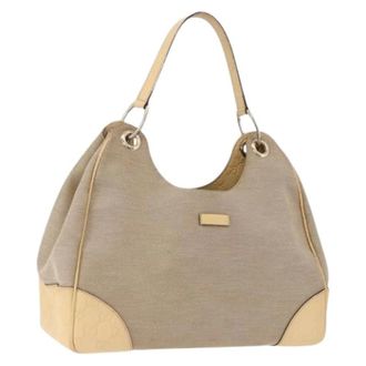 Gucci Sac &agrave; main vintage GG Canvas Pre-owned - Femme - Pre-owned - Beige - Taille: ONE Size