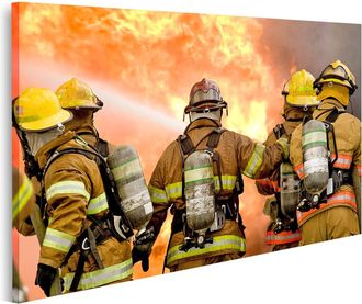 Islandburner Bild auf Leinwand Feuerwehr Leute Bilder Wandbilder Poster