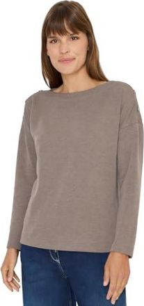 Cecil 3228296 T-Shirt Doux, Chocolate Mousse Melange, XXL Femmes