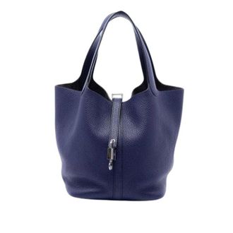 Herm&egrave;s Pre-owned Picotin 22 - Femme - Pre-owned - Bleu - Taille: ONE Size