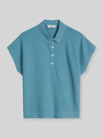 Marc O'Polo Loose Fit Poloshirt aus reiner Baumwolle