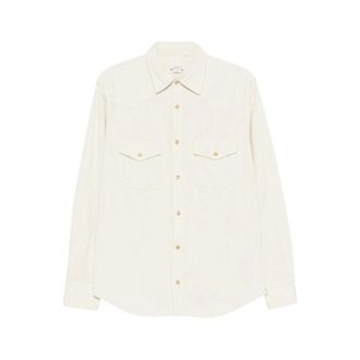 Jacob Cohen Homme, Chemises, Beige, Taille: M Chemise en velours c&ocirc;tel&eacute;