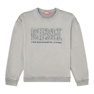Diesel Rundhals-Sweatshirt - - Sweatshirts & Hoodies - Herren - Grau - S