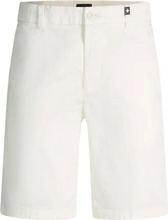 Strellson Homme, Shorts, Blanc, Taille: W36 Chino Shorts with Logo Details