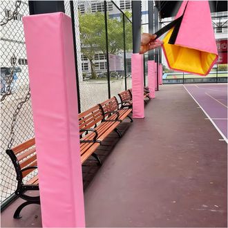 Generic Basketball Pfostenpolster Quadratischer Schaumstoff-Pfostenschutz for Den Au&szlig;enbereich (6 X 6 Zoll, 7,5 X 7,5 Zoll), Wetterfeste Polsterung Rundum for