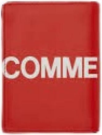 Comme Des Gar&ccedil;ons Huge Logo Wallet - - Accessories - unisex - Rot - ONE SIZE
