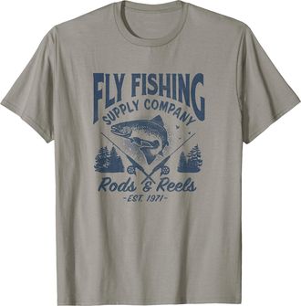 Trendy Apparel Fly Fishing Rods & Reels Supply Company T-Shirt
