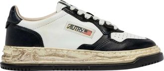 Autry Homme, Chaussures, Noir, Taille: 39 EU Super Vintage Baskets