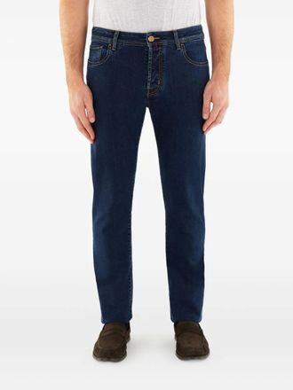 Jacob Cohen Academy Jeans mit Taschen - Blau