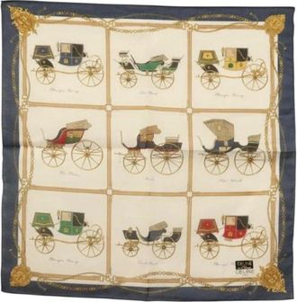 Celine Pre-owned Soie foulards - Femme - Pre-owned - Multicolore - Taille: ONE Size