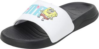 Puma Popcat 20 PS, Unisex-Kinder Schiebe-Sandalen, PUMA White-PUMA Black