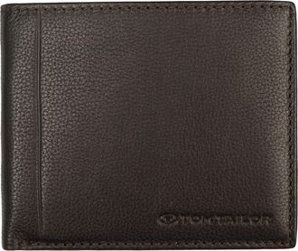 Tom Tailor Bela Herren Geldbörse Querformat RFID Leder Mittelgroß Braun