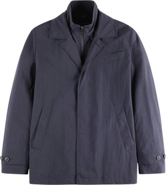 Fay Homme, Manteaux, Bleu, Taille: XL Trench Morning Short