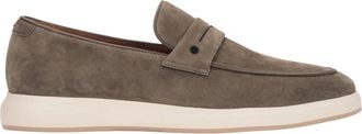 Estro & Luminara Homme, Chaussures, Gris, Taille: 40 EU Velour Mocassins