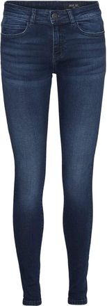 Noisy May Noisy may Damen Nmlucy NW/Skinny Jeans Az115db Bg Noos Hose, Dunkelblau Demin, 25W/32L EU