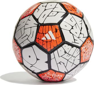 adidas Messi CLB Ball, Jugend Unisex, Wei&szlig;/Schwarz/Rojsol (wei&szlig;), Size 4
