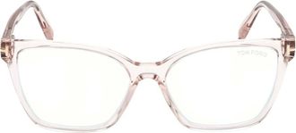 Tom Ford Eyewear lunettes de vue à monture rectangulaire - Rose