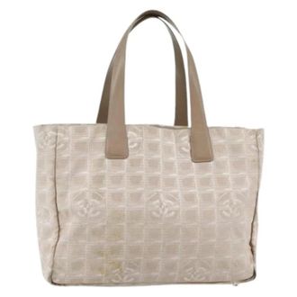 Chanel Pre-owned Nylon Tote Bag - - Pre-owned - Damen - Beige - ONE SIZE