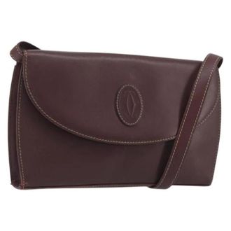 Cartier Sac bandouli&egrave;re vintage doccasion - Femme - Pre-owned - Rouge - Taille: ONE Size