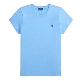 Ralph Lauren Femme, Tops, Bleu, Taille: 40 FR T-Shirt Ras du Cou Chatham