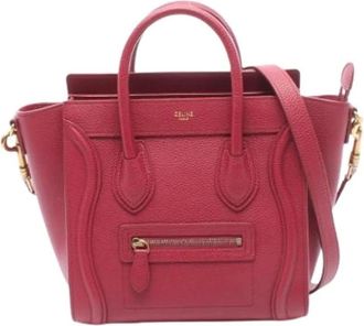 Celine Pre-owned Cuir sacs-celine - Femme - Pre-owned - Rose - Taille: ONE Size
