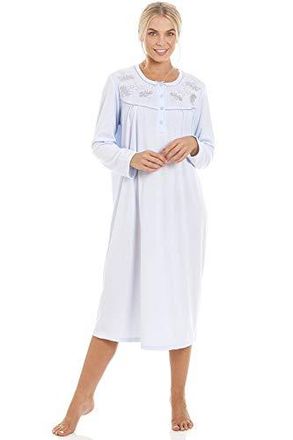 Camille Femme Ensemble Pyjama Blanc en Polaire Imprimé Coeurs Rose, Haut à Manches Longues, Pantalon Élastiqué avec Poches