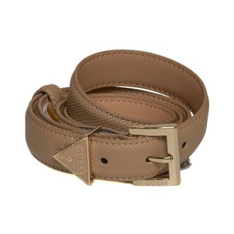 Guess Ceinture Noelle avec logo triangle - Femme - Accessoires - Beige - Taille: L