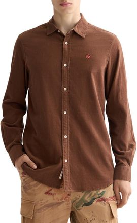 Scotch & Soda Herren Regular-Fit Shirt Hemd, Soft Silt, L
